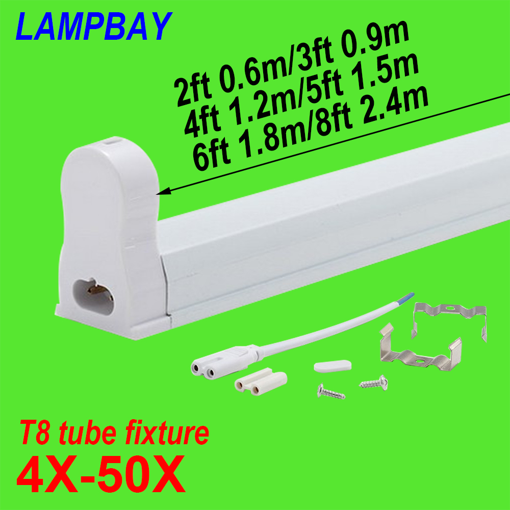 LED Tube Light Fixture 2ft(0.6m) 3ft(0.9m) 4ft(1.2m) 5ft(1.5m) 6ft(1.8m ...