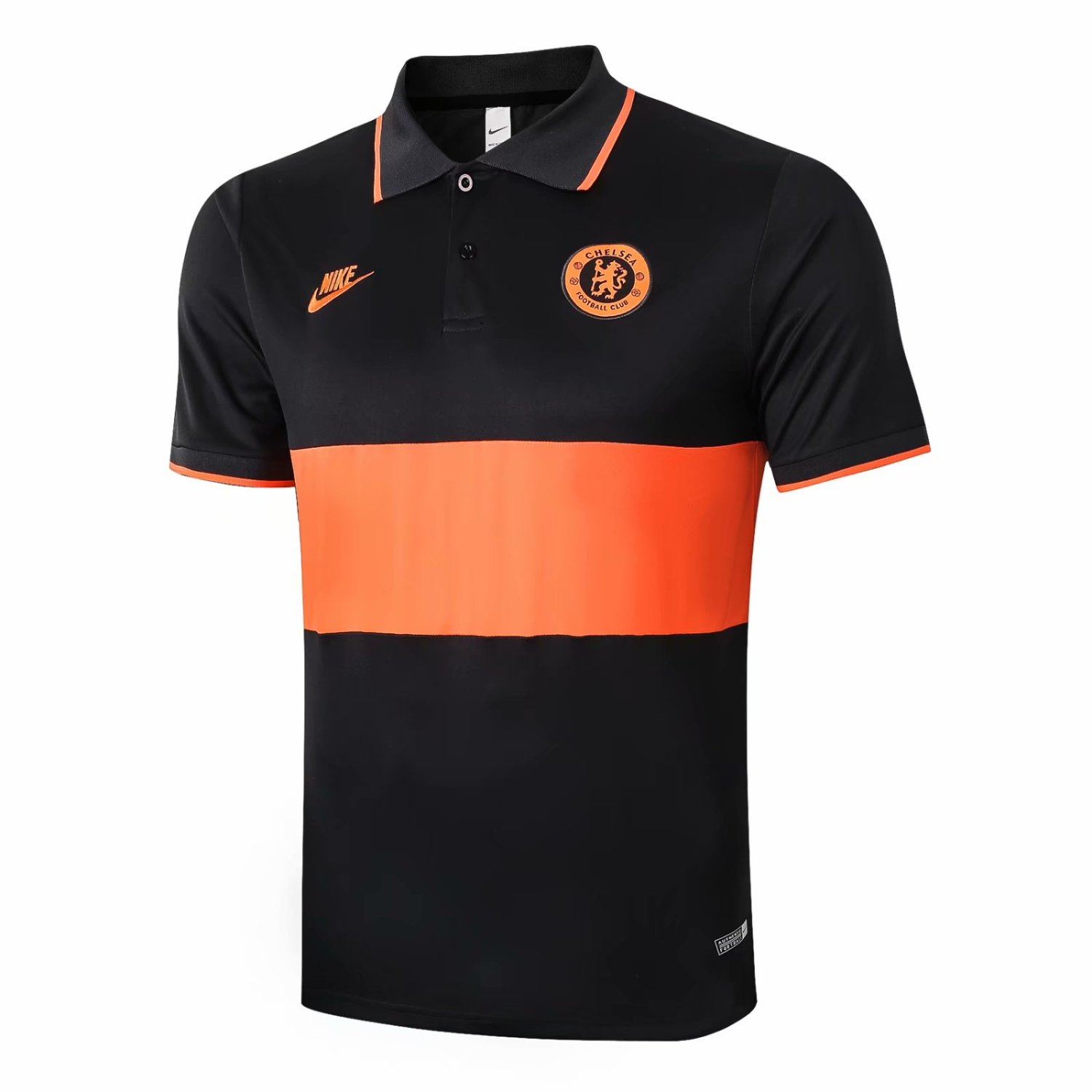 US$ 15.80 - Chelsea Polo Shirt Black 2019/20 - www.fcsoccerworld.com