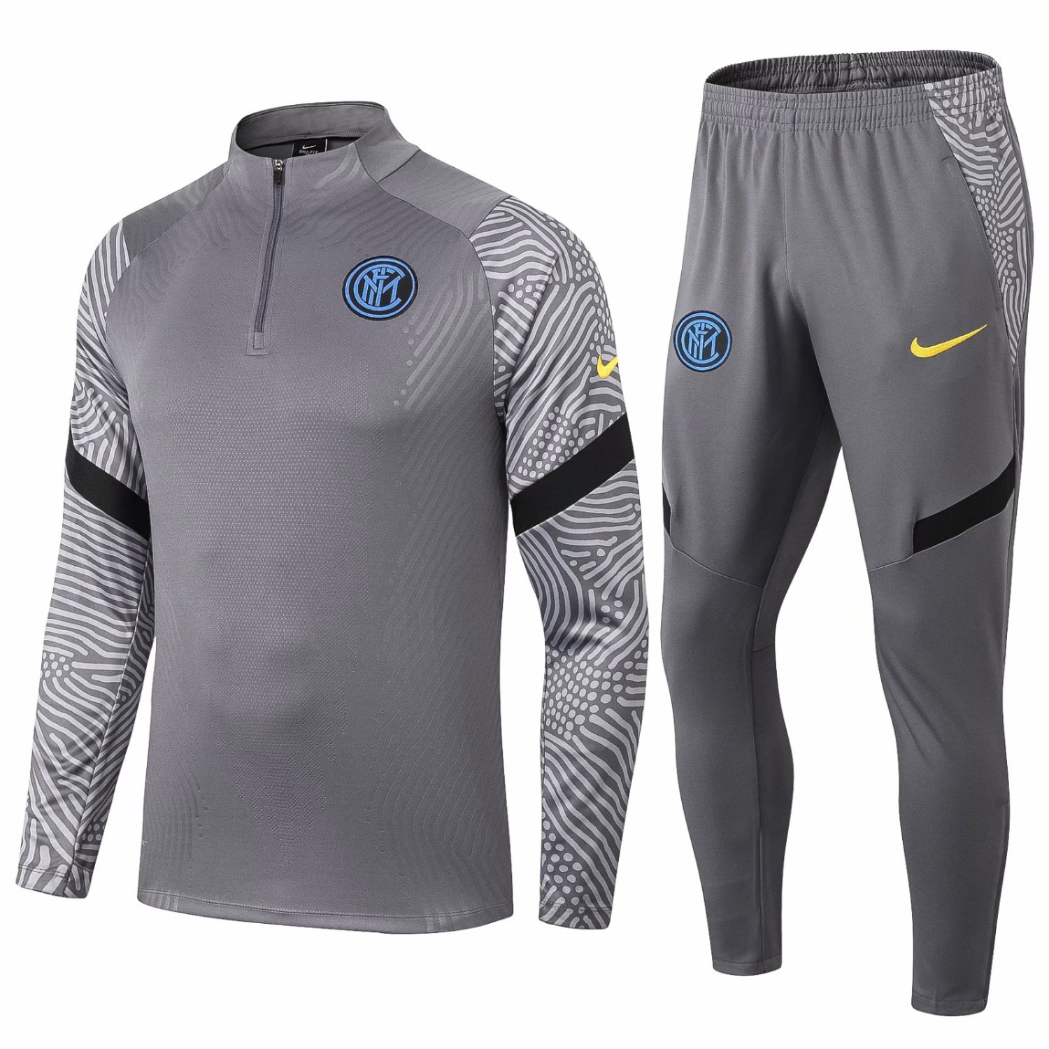 US$ 34.80 - Mens Inter Milan Training Suit Grey 2020/21 - www ...