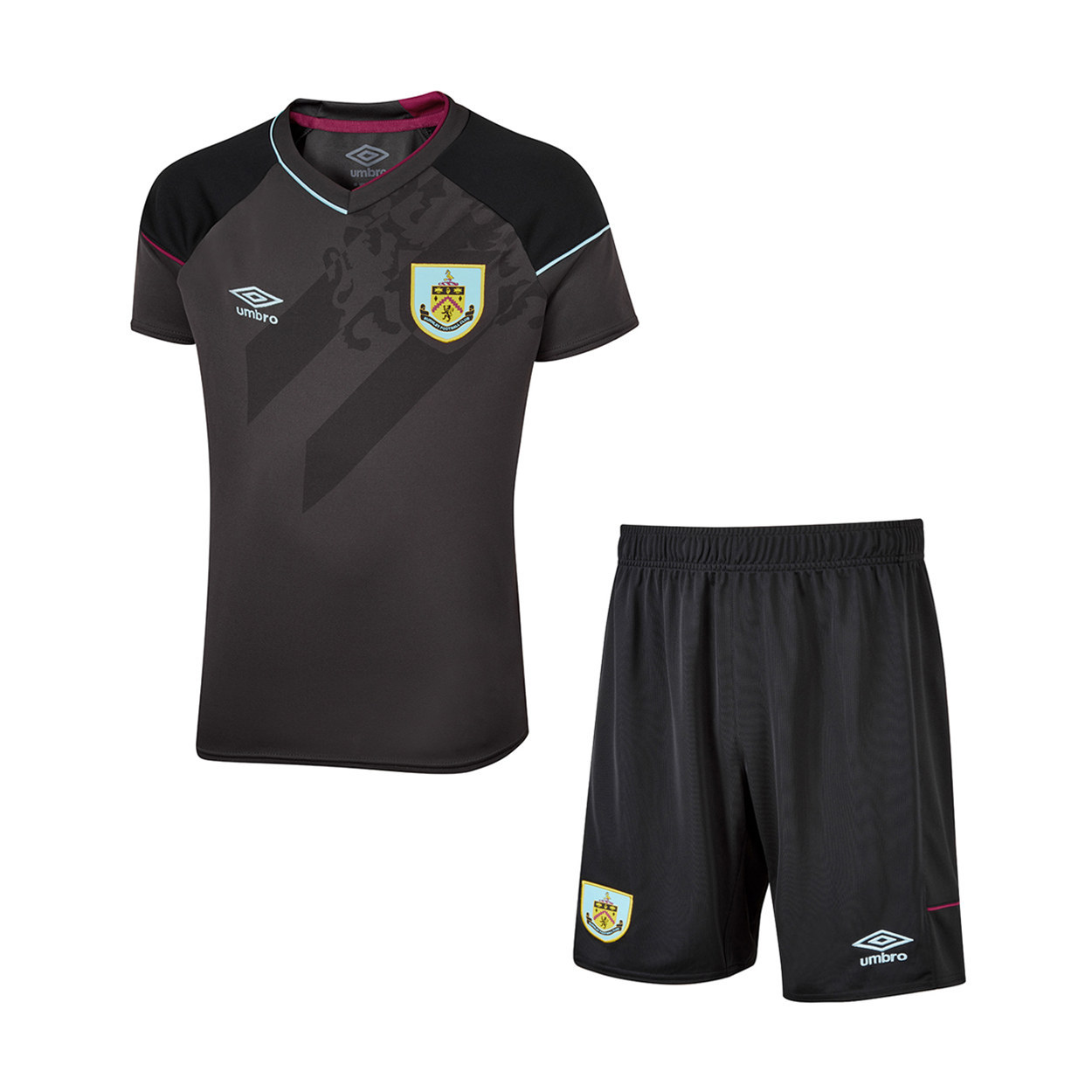 US$ 14.80 - Burnley F.C. Away Jersey Kids 2020/21 - www.fcsoccerworld.com