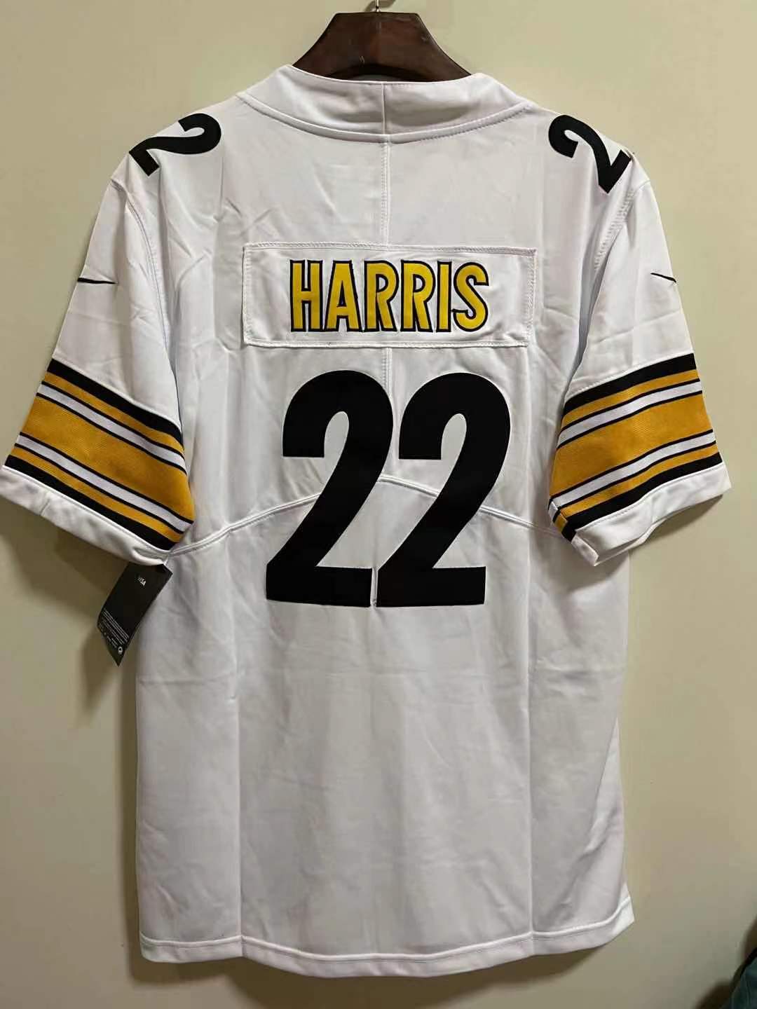 US$ 21.80 - Mens Pittsburgh Steelers Najee Harris Nike White NFL Jersey ...