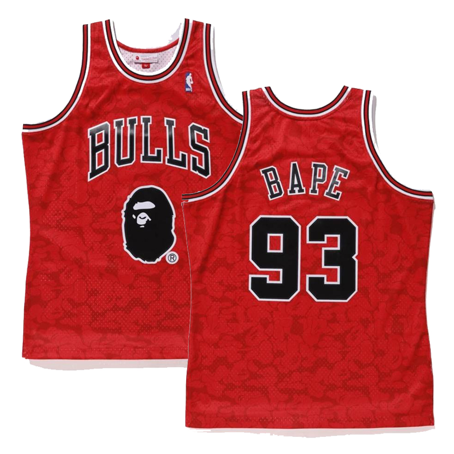US$ 22.80 - Mens Chicago Bulls x A Bathing Ape 2022/23 Swingman Jersey ...