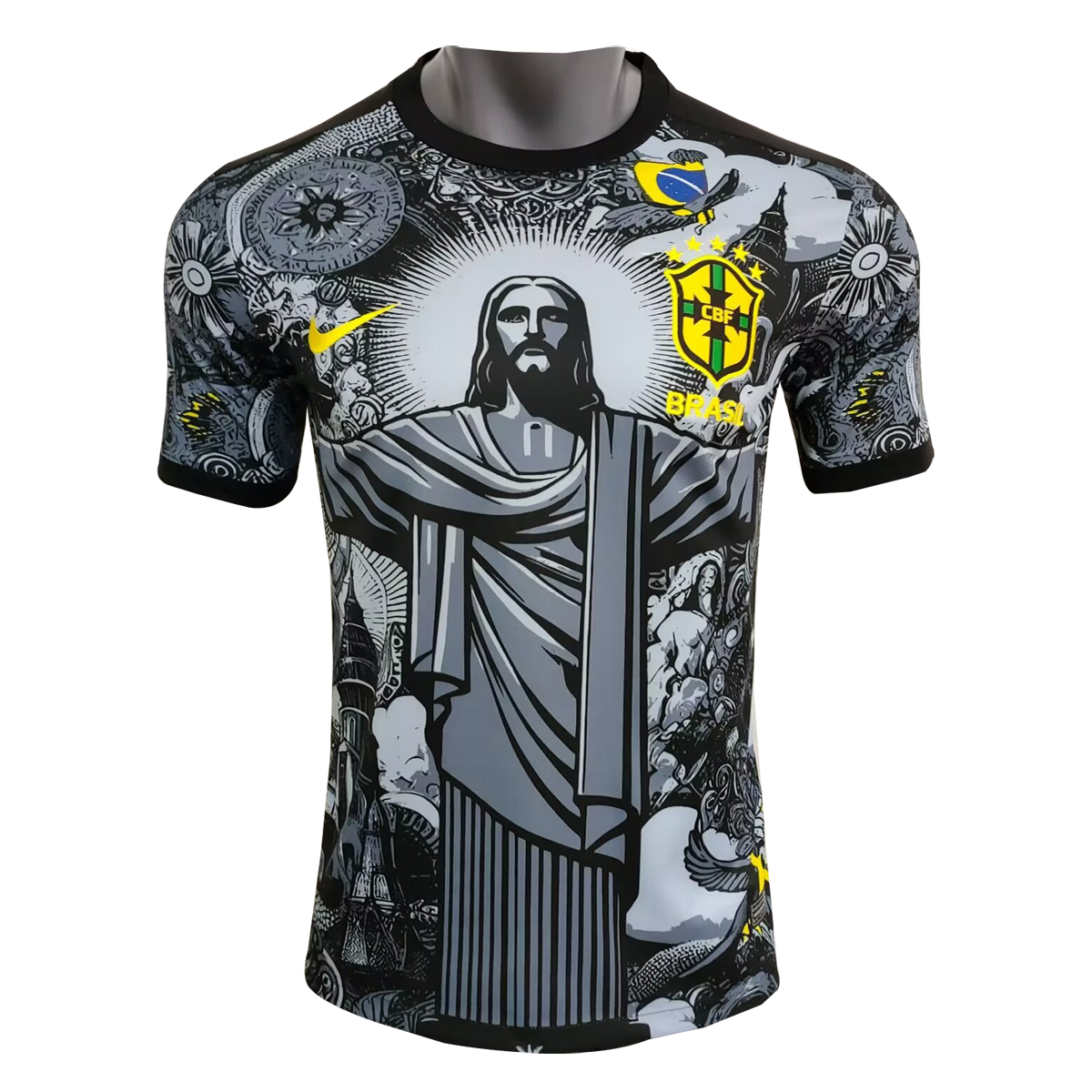 US$ 16.80 - Mens Brazil Special Edition Jesus Jersey 2024 - www ...