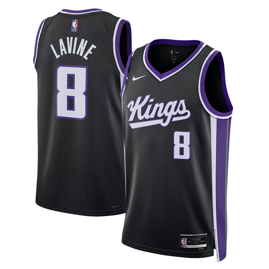 US$ 22.80 - Mens Sacramento Kings Nike Black 2025 Swingman Jersey ...