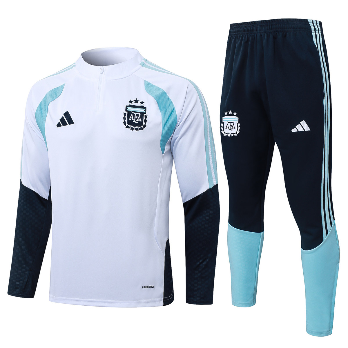 US$ 32.80 - Mens Argentina Training Suit White 2026 - www.fcsoccerworld.cn