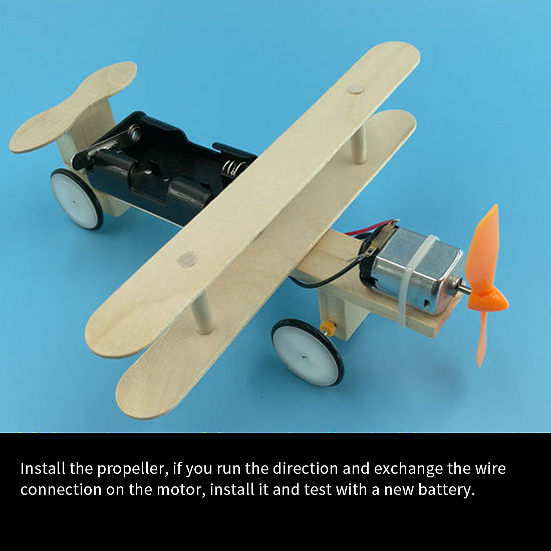US$ 1.36 ~ US$ 1.51 - FEICHAO DIY Electric Airplane Wooden Model ...
