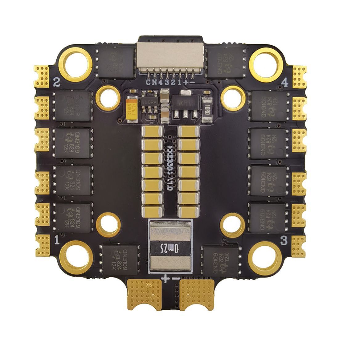 HAKRC 45A BLheli_32 2-6S 4in1 Brushless ESC Double Hole DShot150/300/ ...