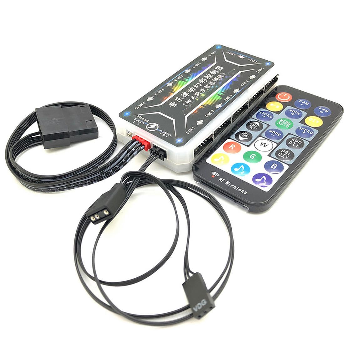 XT-XINTE Computer Remote Controller Cooler Cooling 21 Key RGB ...