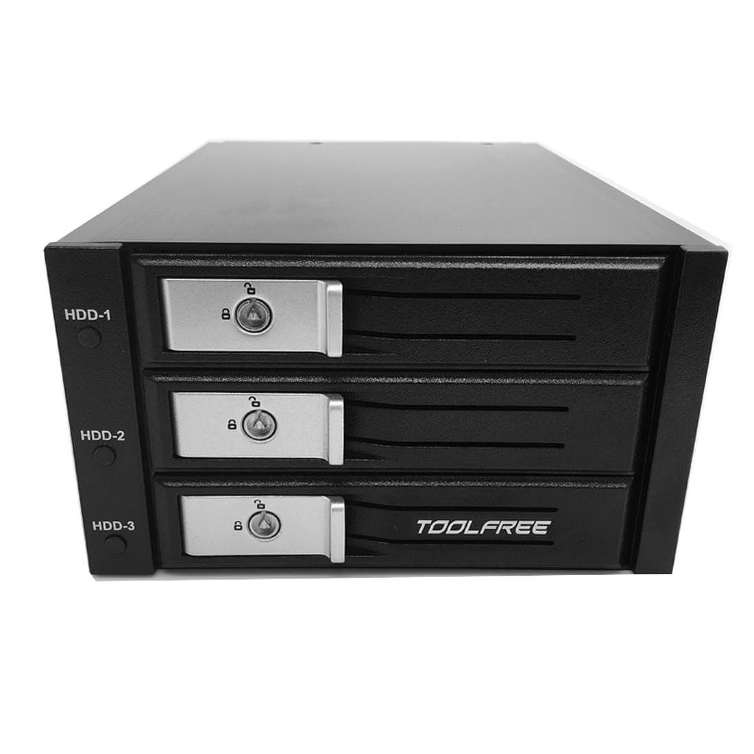 TOOLFREE 3.5 inch 3/4/5-bay 6G 12G SATA/SAS 6Gbps Hard Drive Tray Hard ...