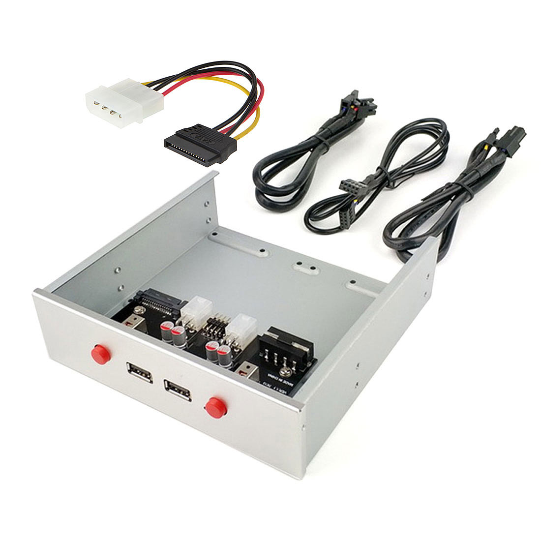 XT-XINTE 2 Channel HDD Power Control Switch Hard Drive Selector SATA ...