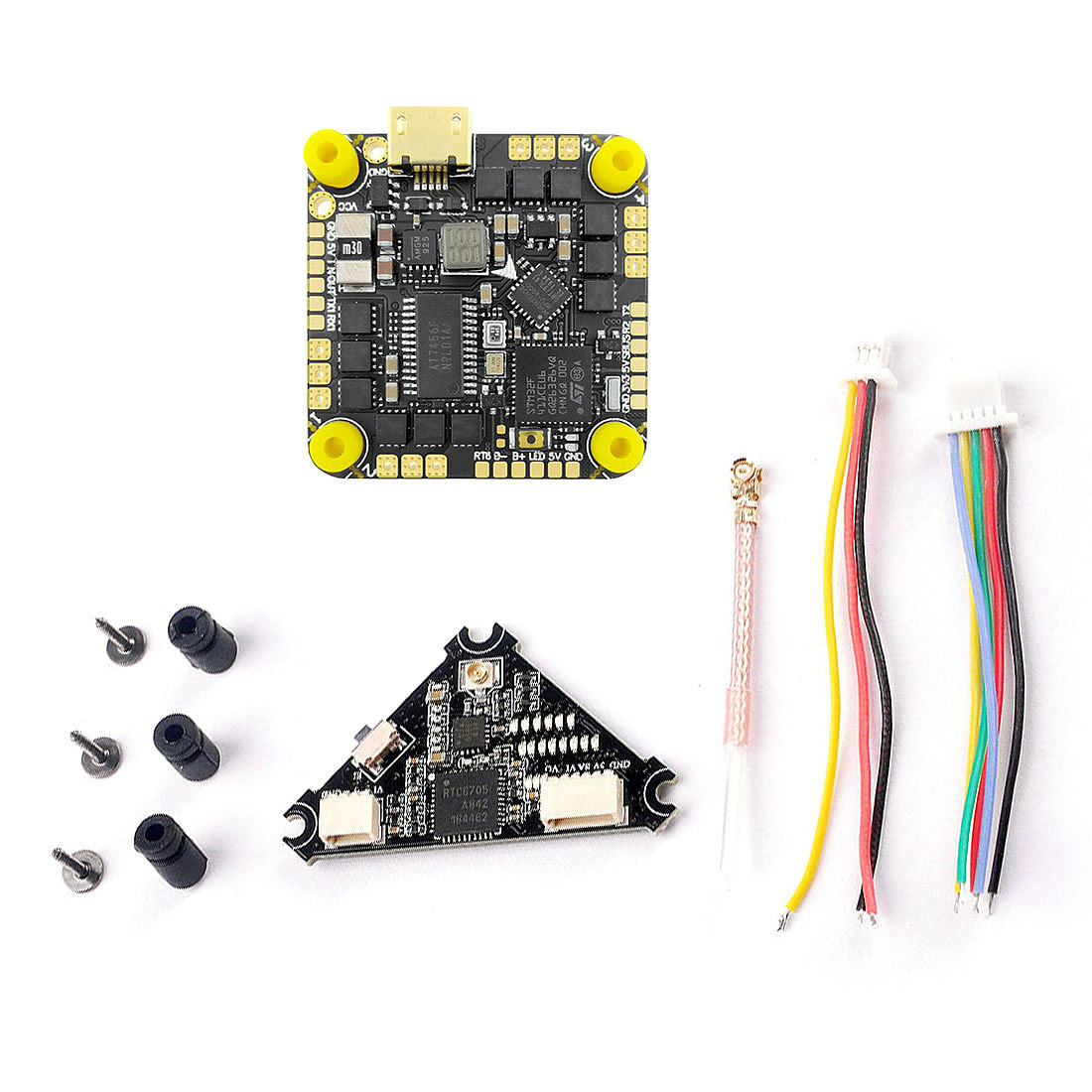 FEICHAO DIY FPV Racing RC Drone Kit with F411 20A AIO 2S-5S Flight ...