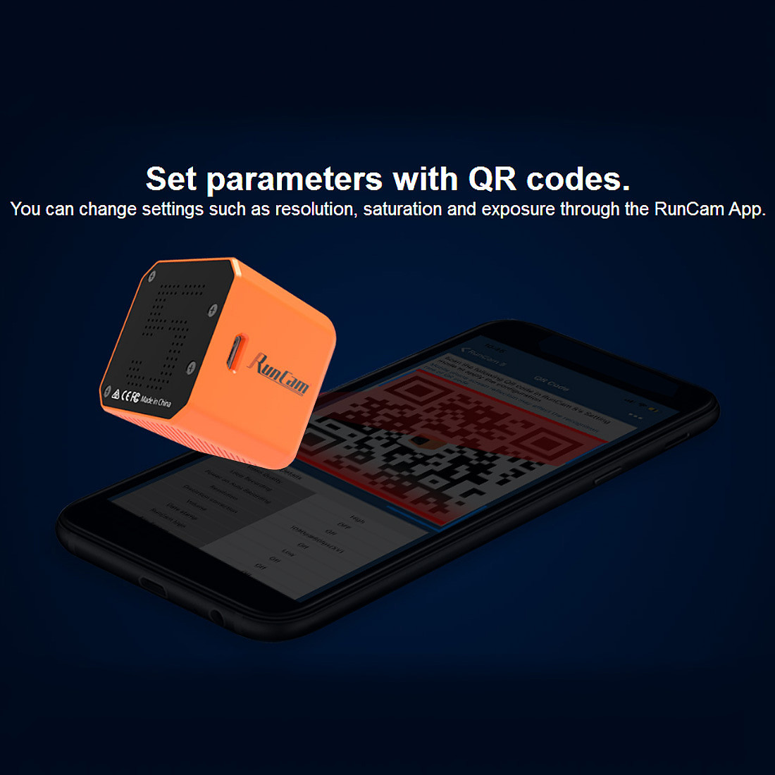 RunCam 5 Orange 12MP 4:3 145 Degree FOV 56g Ultra-light 4K HD FPV ...
