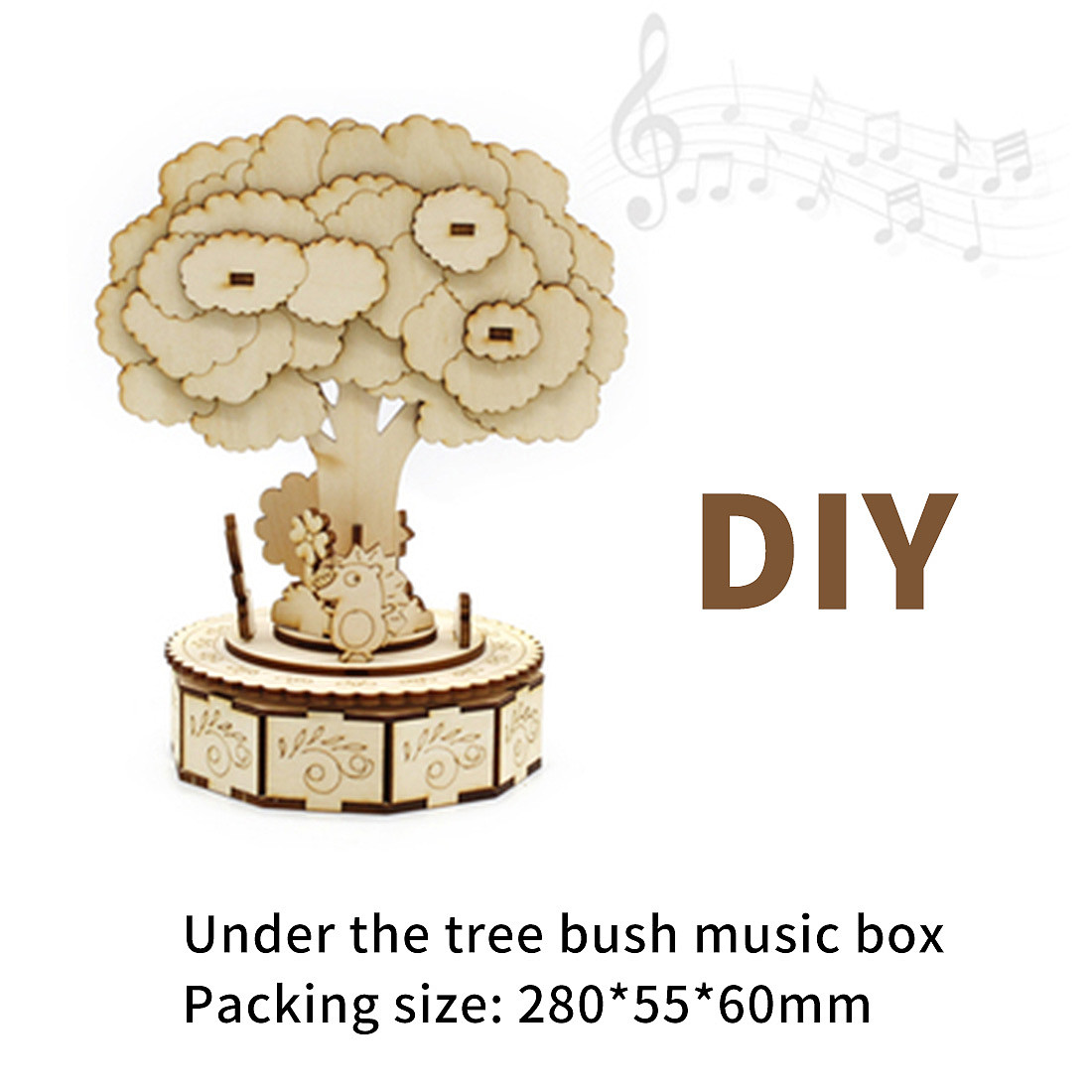 US$ 9.29 - FEICHAO Creative Assembled Music Box DIY Toy Homemade Music ...