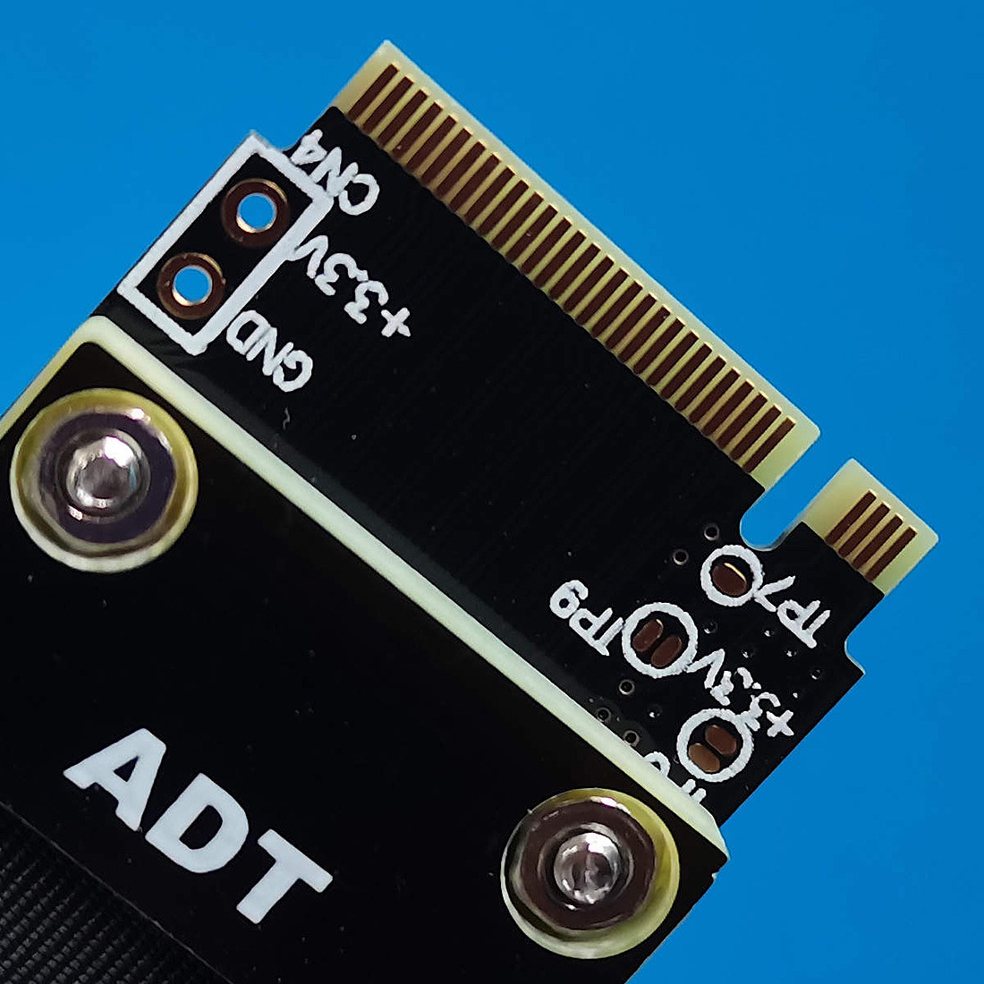 ADT-Link USB3.2 GEN2x2 Type C To Type C Riser Adapter 20G/bps Internal ...