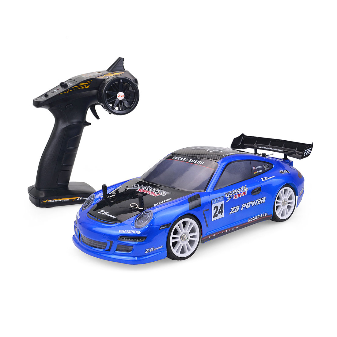 ZD Racing ROCKET S16 1/16 4WD Remote Control Car Flat Sports Car 30KM ...