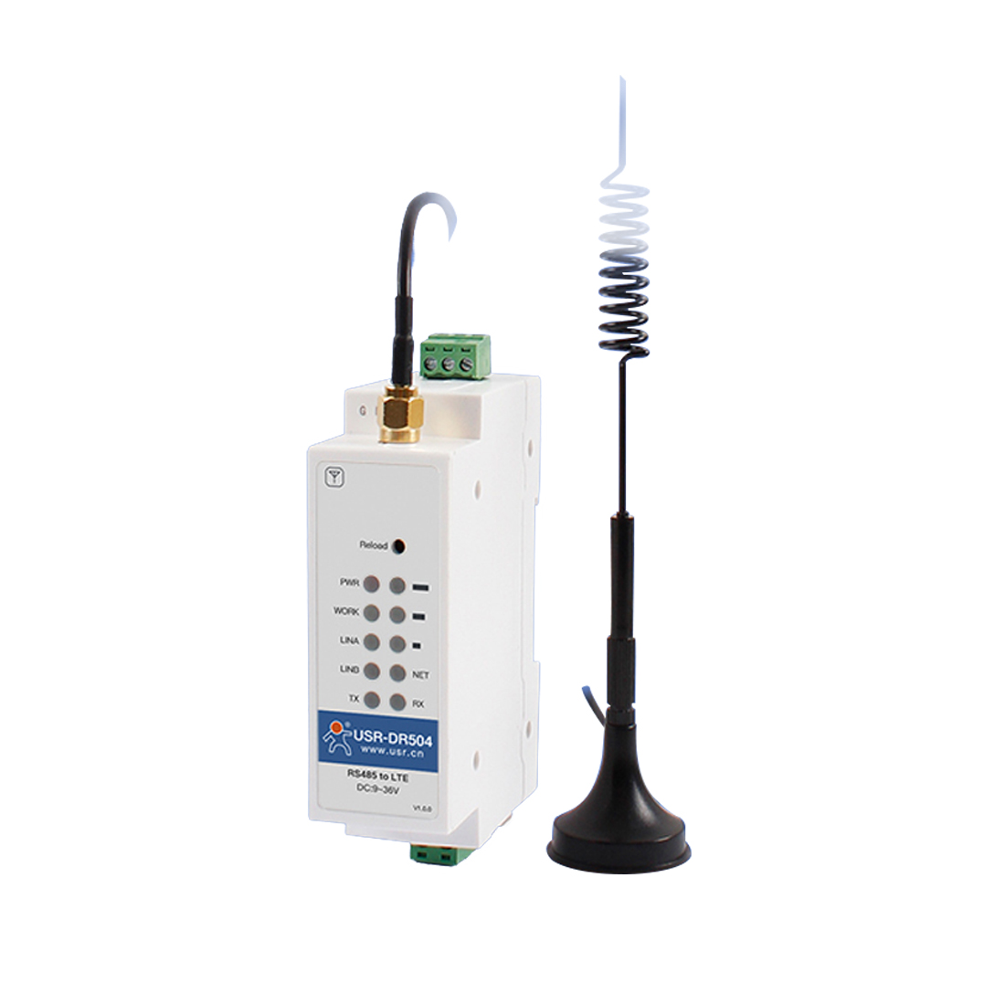 US$ 68.55 ~ US$ 76.17 - USR-DR504 Din Rail Mounted RS485 Industrial ...