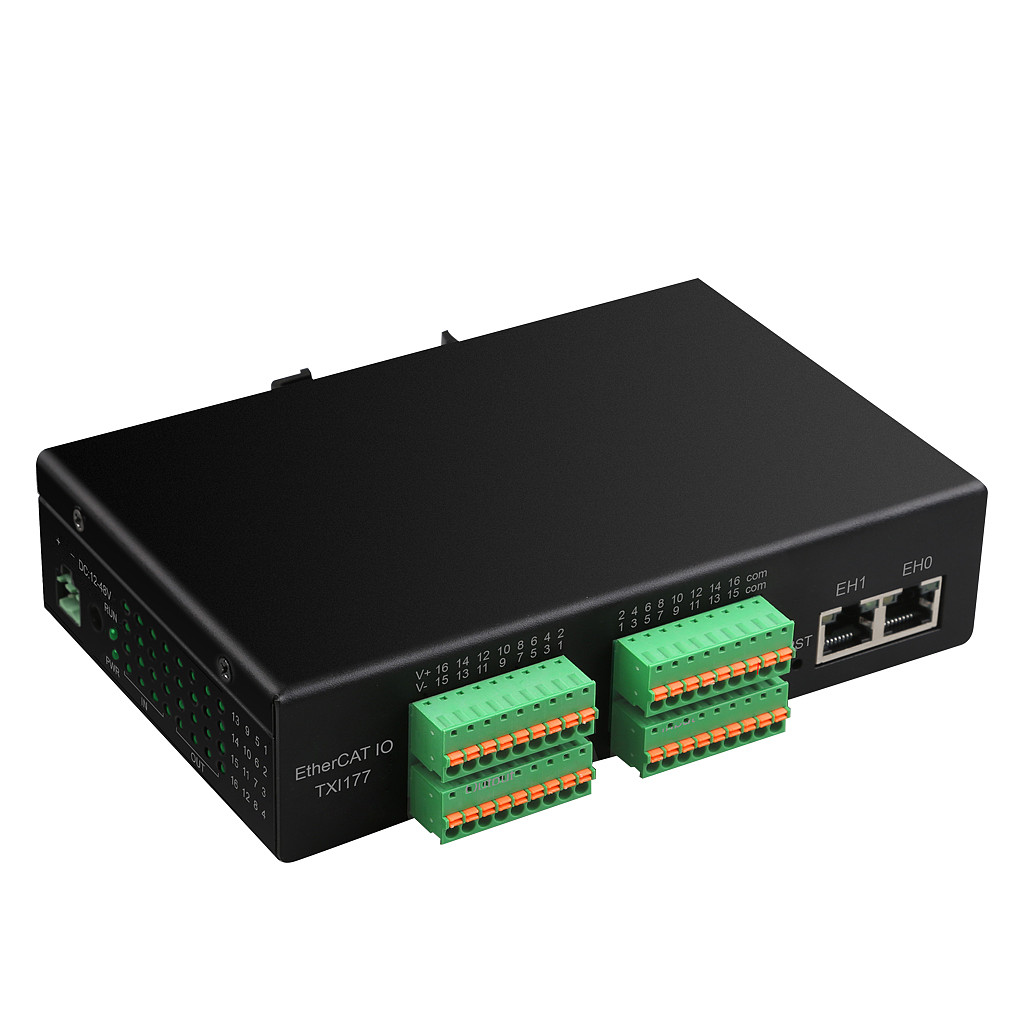 US$ 67.49 ~ US$ 74.99 - DIEWU EtherCAT Slave IO Module 16DIO Module NPN Input Opto-isolated ...