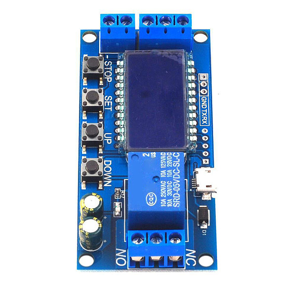 US$ 4.24 - XY-LJ02 6-30V Micro USB Digital with LCD Display Time Delay Relay Module Control ...