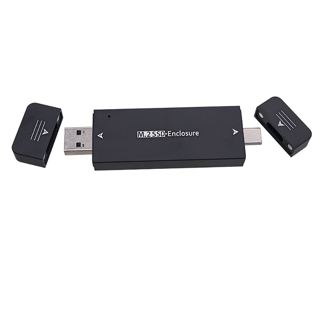 JMT M.2 Mini NGFF External Hard Drive Enclosure Nvme Dual Protocol to ...