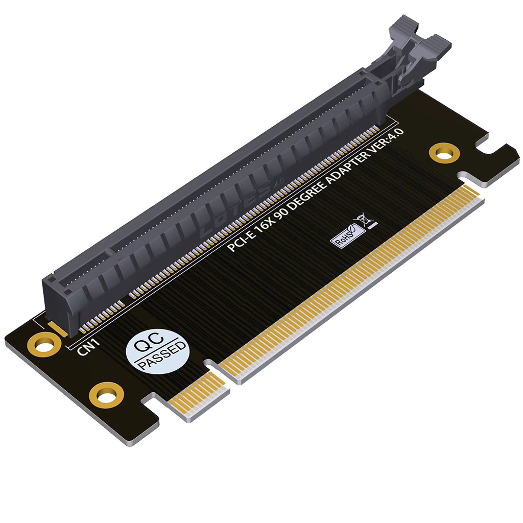 US$ 7.52 - PCI-Express 4.0 16x Riser Card PCI-E 4.0 16X 90 Degree High ...