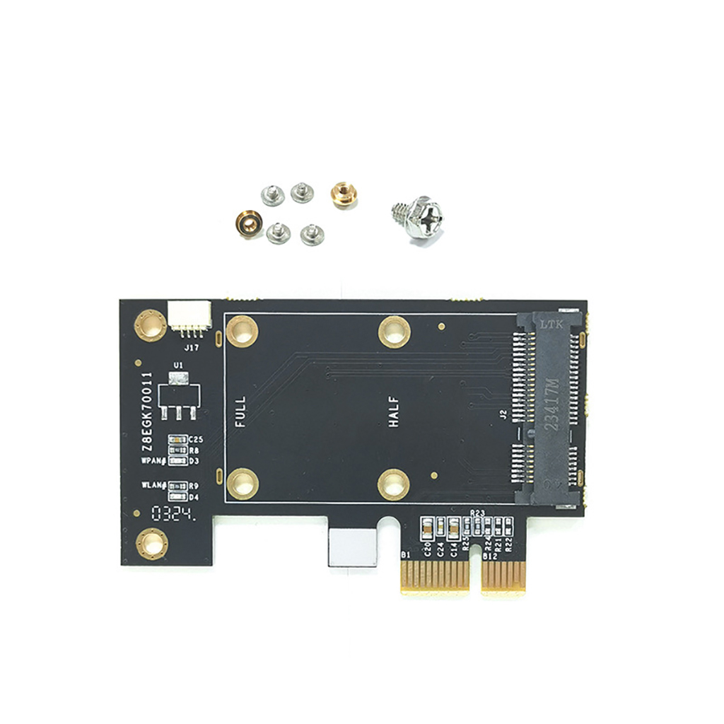 MINI PCIE to PCI-E Adapter Card for PC Desktop BCM94352 7260AC 6200 ...