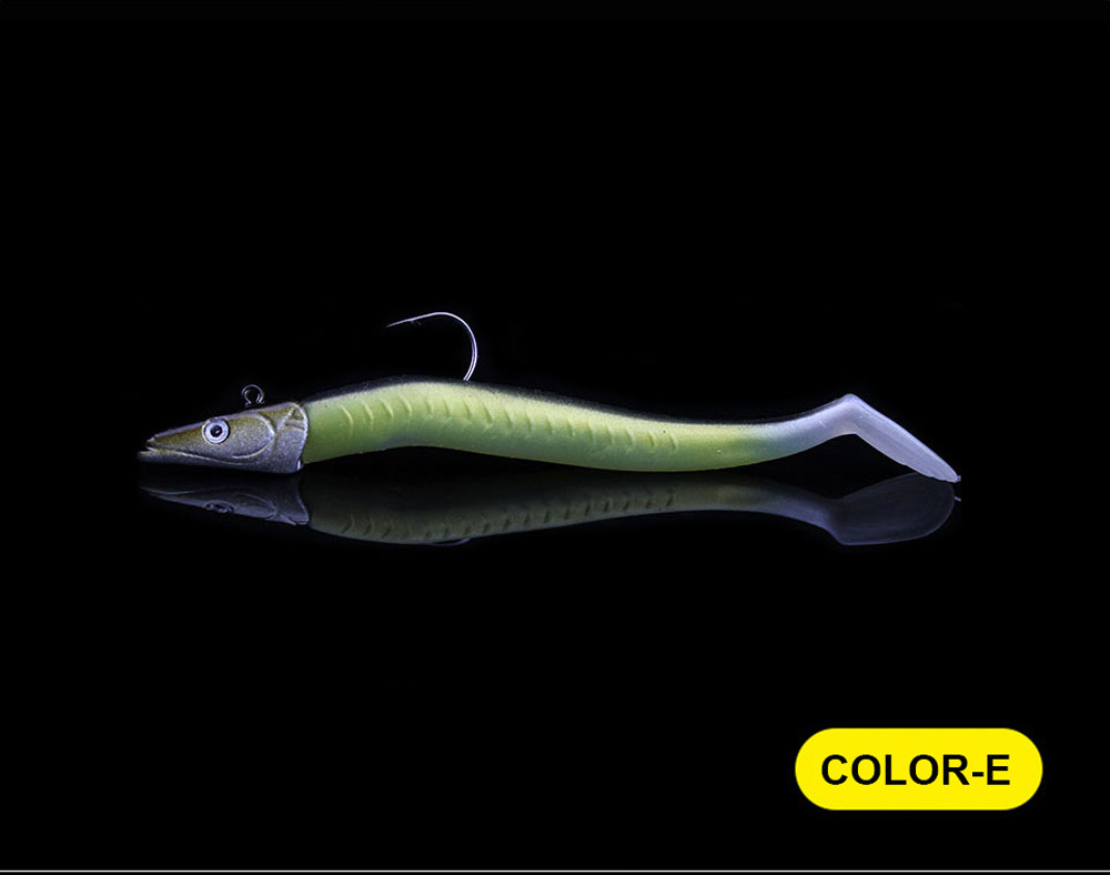 Lead Head Jigs Soft Fishing Lures with Hook Sinking Swimbaits for ...