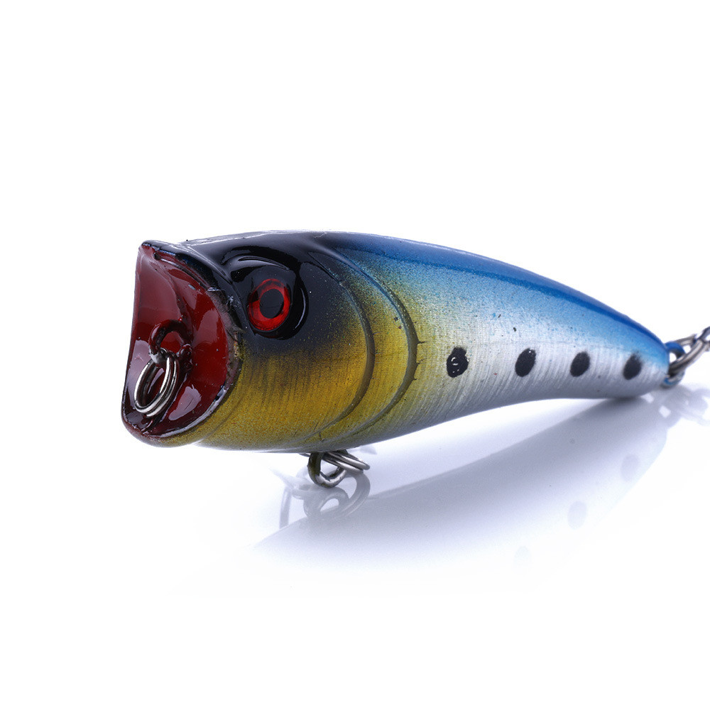 6cm/7g popper wobbler fishing lures artificial hard bait pesca fishing ...