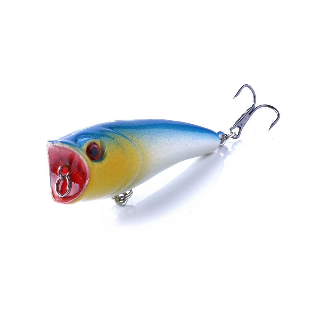 6cm/7g popper wobbler fishing lures artificial hard bait pesca fishing ...