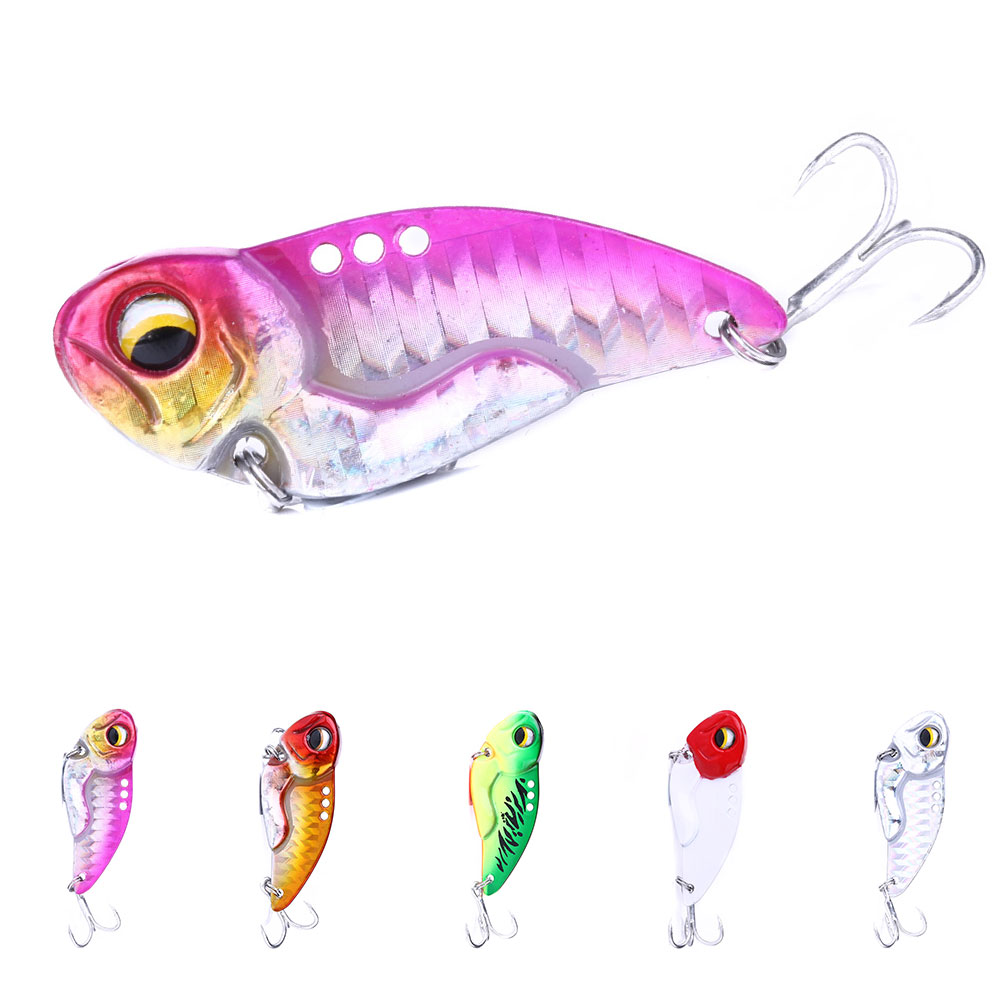 Metal Blade VIB Lure 3.5CM-8G-12# Predator Fishing Sinking Vibration ...