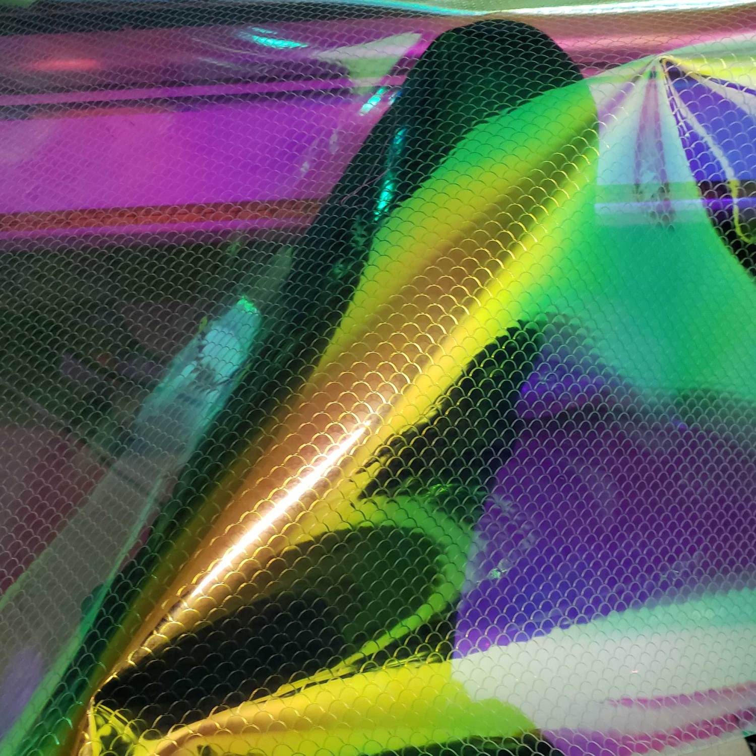US$ 90.00 - Handmade Custom Plus Size Holographic Vinyl Overall Dress ...