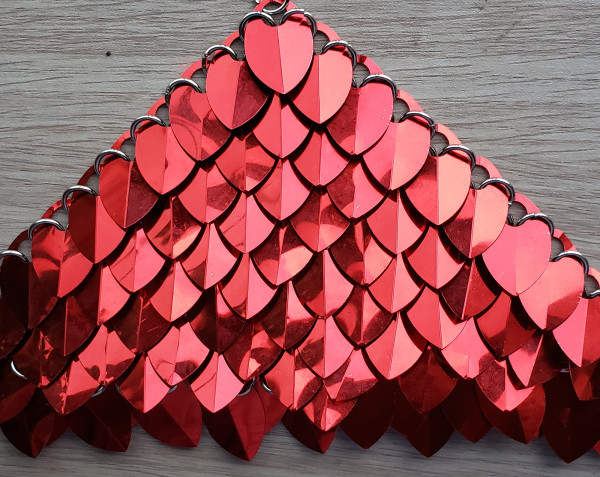 US$ 35.00 - wholesale 500pcs Plastic Red Dragon Scale,ScaleMaille,Scale ...